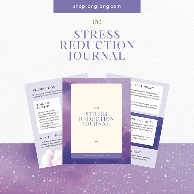 Stress Reduction Journal | Digital DOWNLOAD | Shop Rongrong