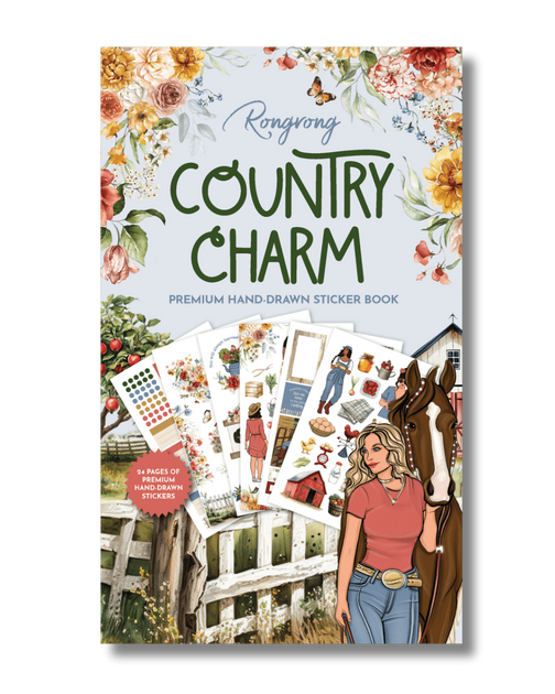 Country Charm Sticker Book – Rustic Country Life Stickers for Planners ...