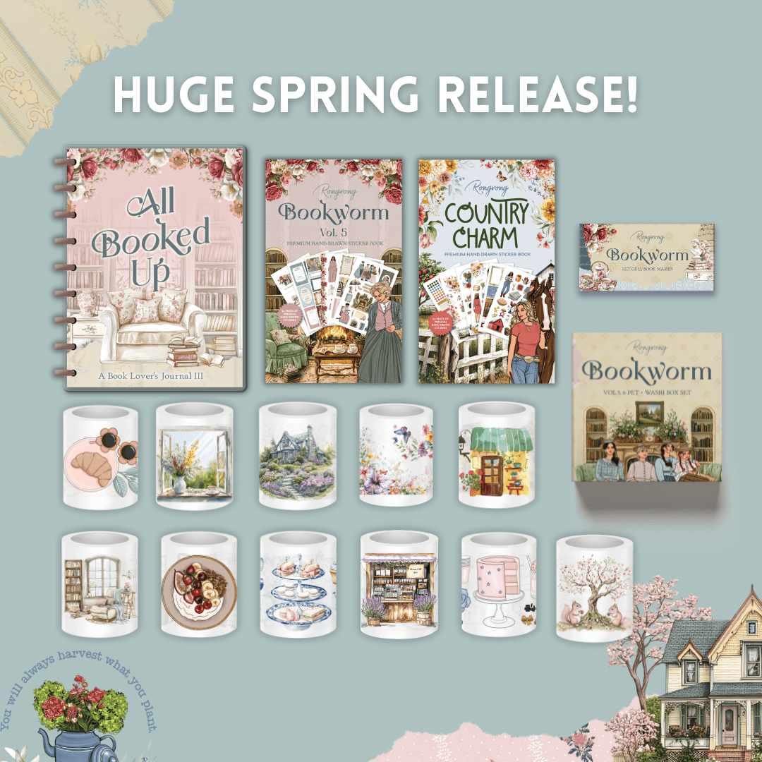 Shop Rongrong | Planner Stickers | Pre-Cut PET Tapes | Book Journals