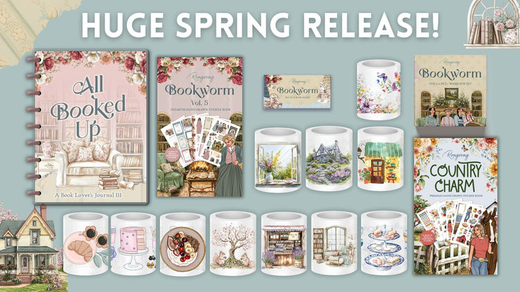 Shop Rongrong | Planner Stickers | Pre-Cut PET Tapes | Book Journals