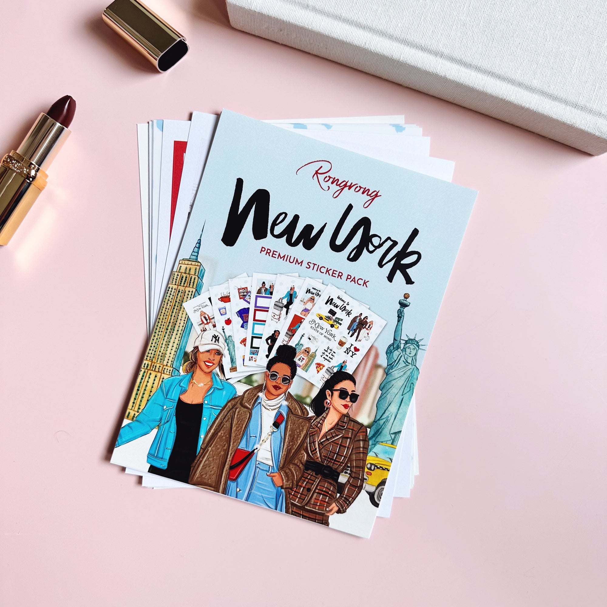 New York City Planner Sticker Pack | Holographic Stickers | Shop Rongrong