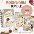 Vintage Style Bookworm Bundle | Bookworm Stickers for Adults | Shop ...