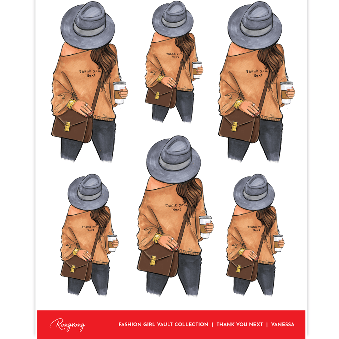 Thank You Next (Vanessa) Planner Sticker Sheet | Rongrong Vault | Shop ...