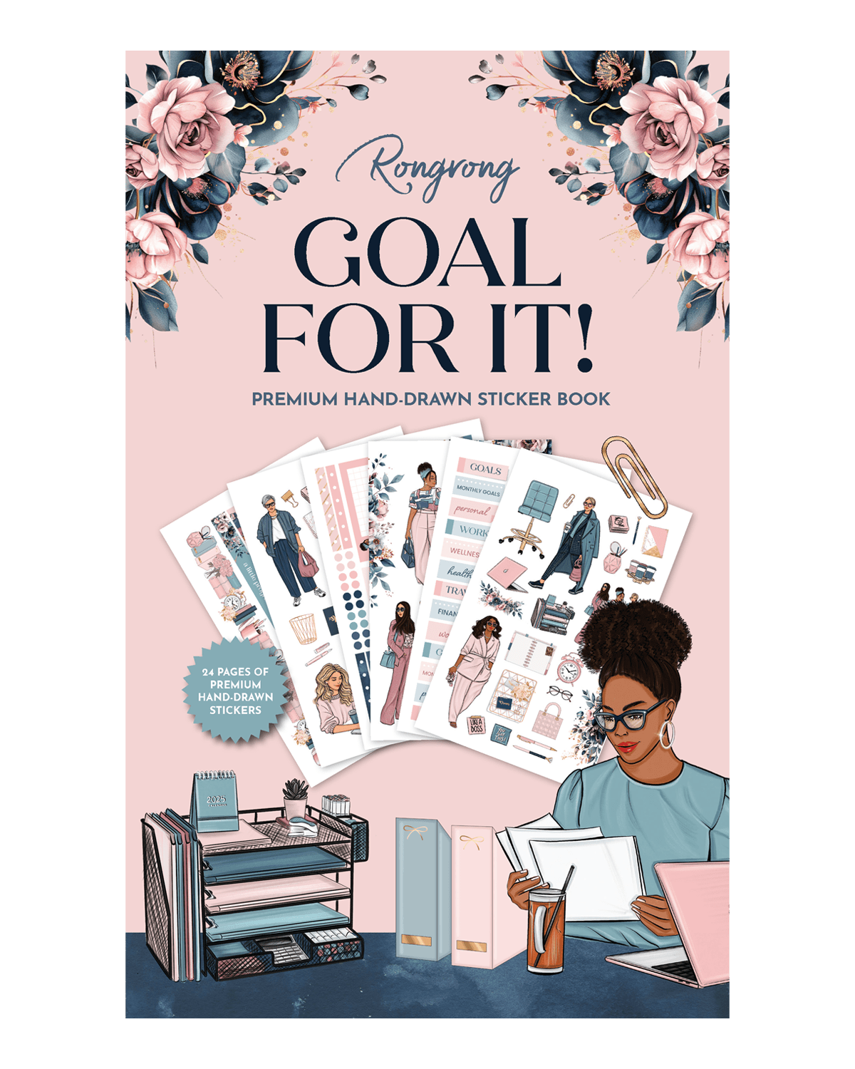 Goal For It Sticker Book | Motivational Sticker Book for Planners