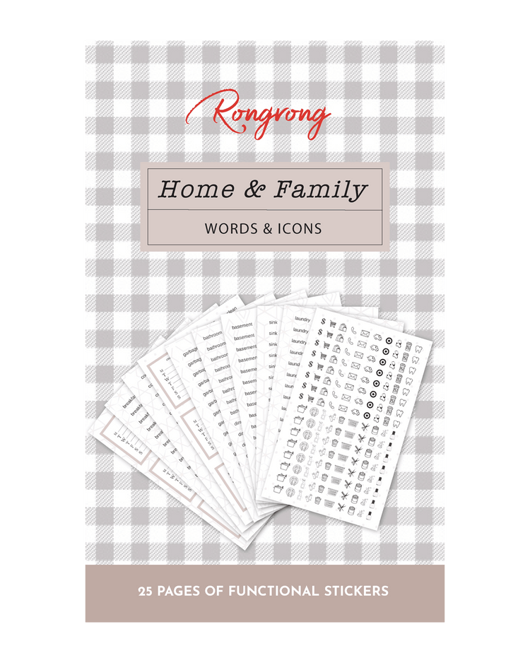 Shop Rongrong | Planner Stickers | Pre-Cut PET Tapes | Book Journals