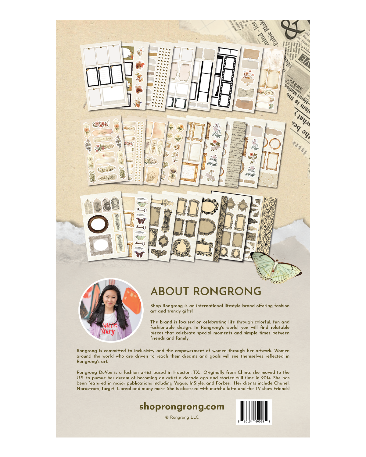 Junk Journal Sticker Book | Digital DOWNLOAD | Shop Rongrong