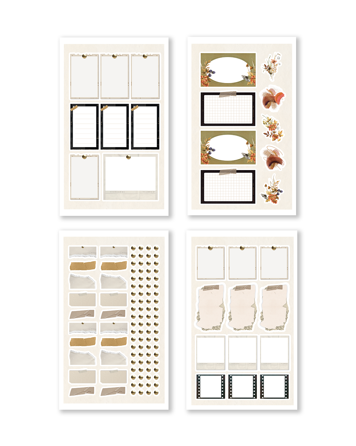 Junk Journal Sticker Book | Handcrafted Sticker Book | Decorative ...