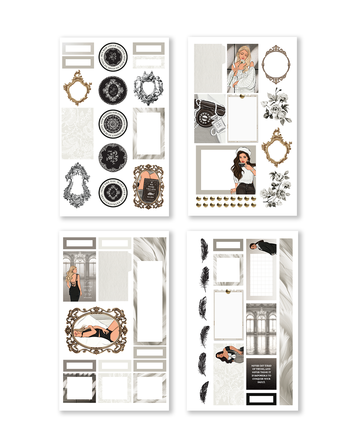 Live In The Moment Sticker Book | Decorative Stickers | Shop Rongrong