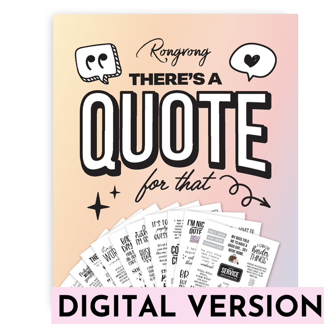 There Is a Quote for That Digital Sticker Book | Fun Quotes for Digital ...