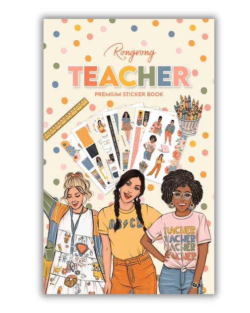 Teacher Vol. 2 Sticker Book | Decorative Stickers | Shop Rongrong