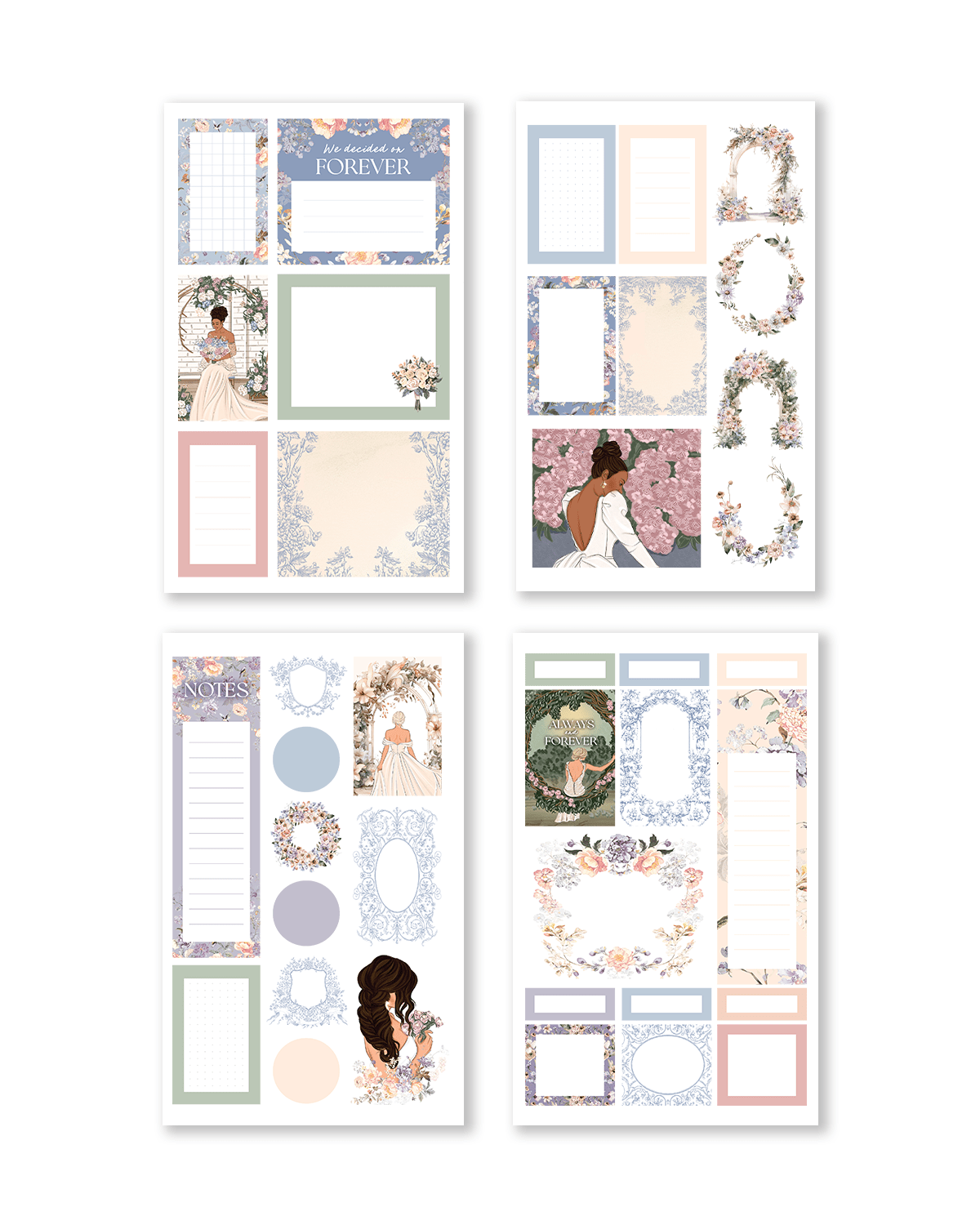 Happily Ever After Wedding Sticker Book | Handcrafted Sticker Book ...