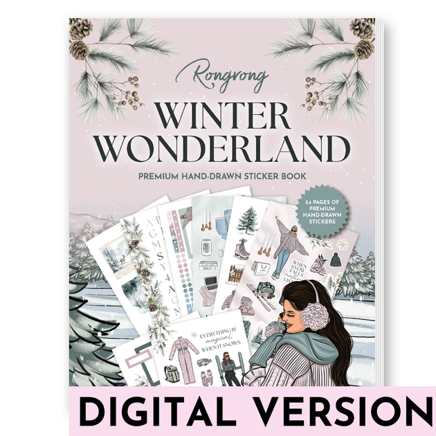 Winter Wonderland Sticker Book | Winter Stickers for Digital Planners