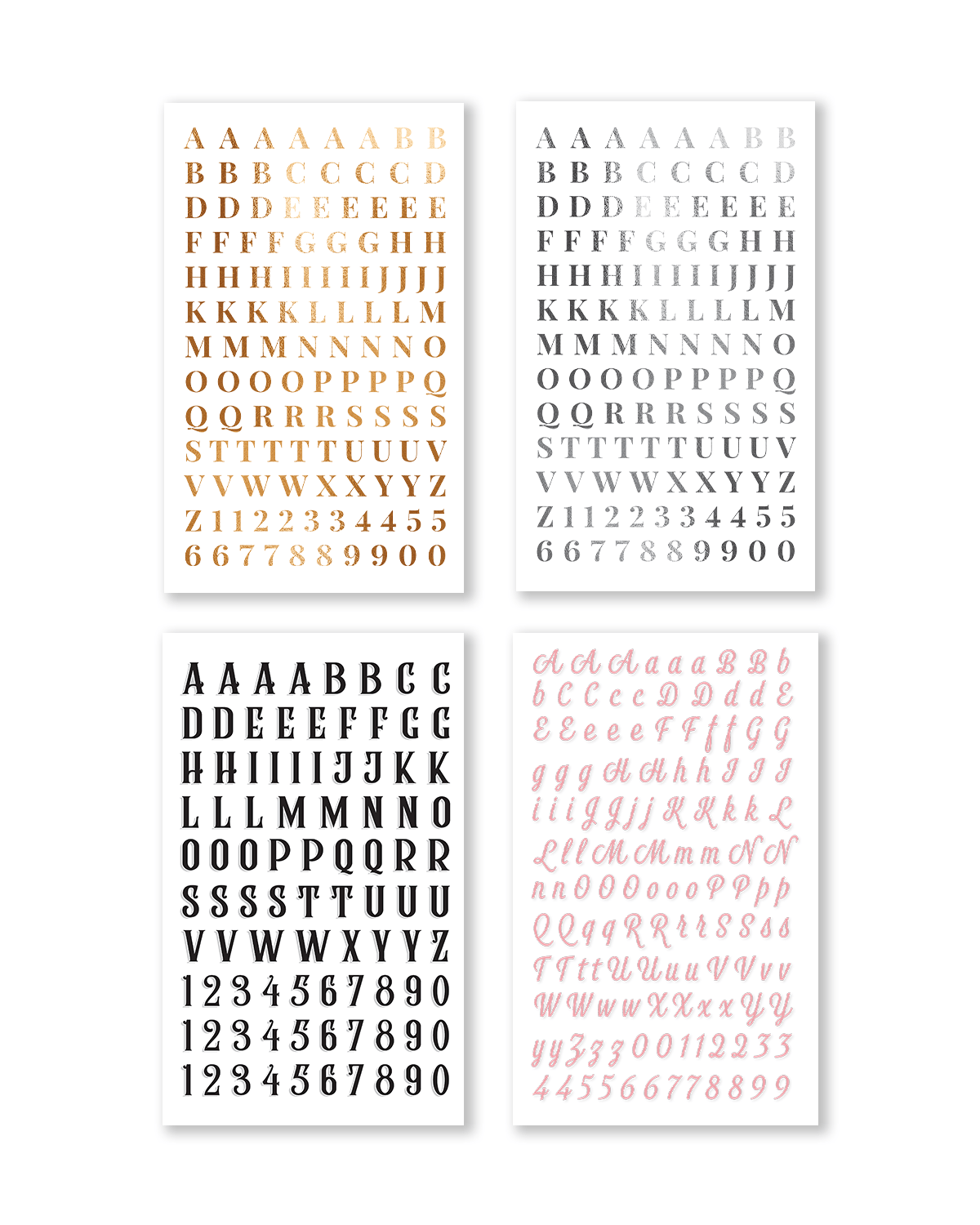 Alphabet Collection Sticker Book – A–Z Functional Letter Stickers