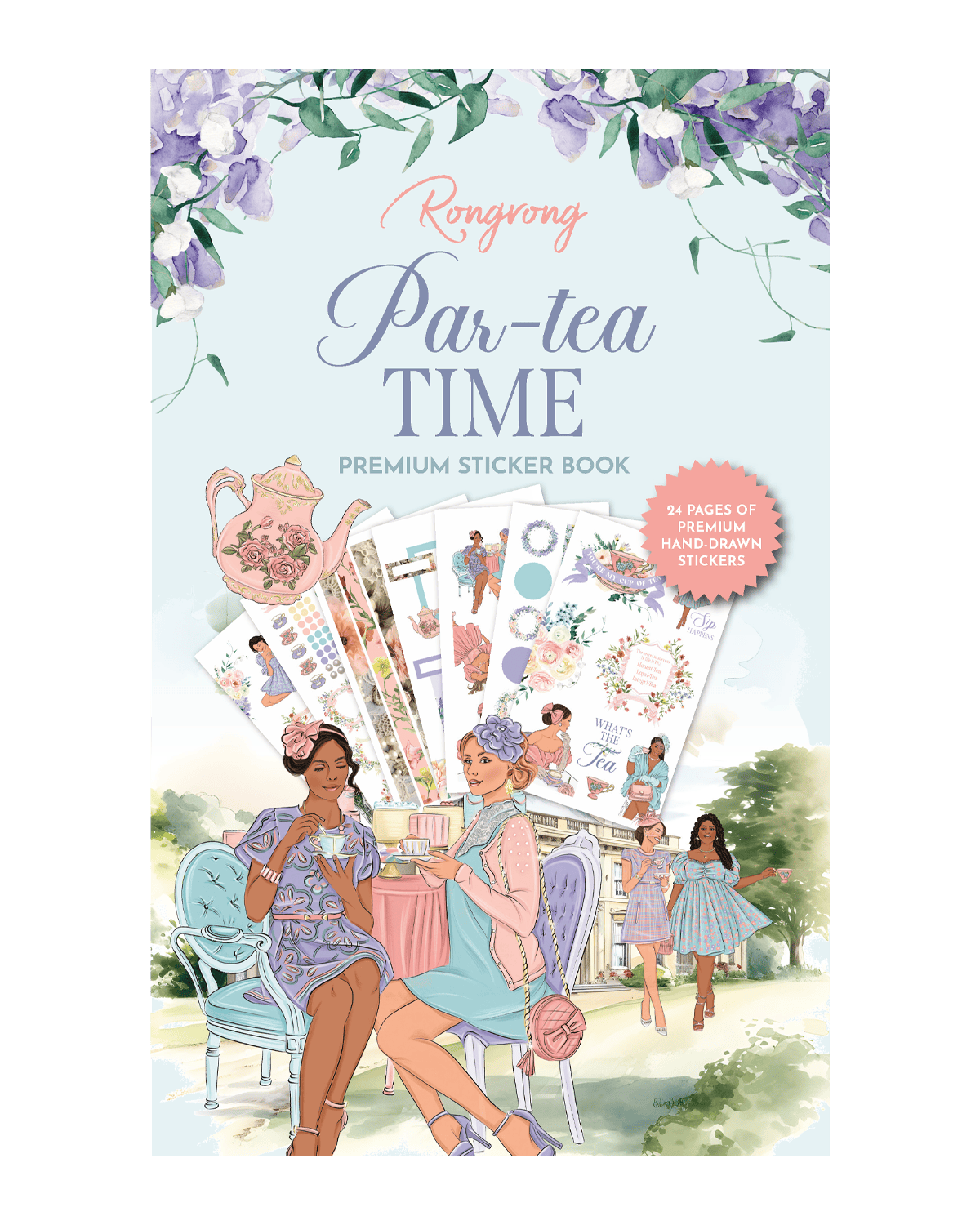 Par-Tea Time Sticker Book | Handcrafted Sticker Book | Decorative ...