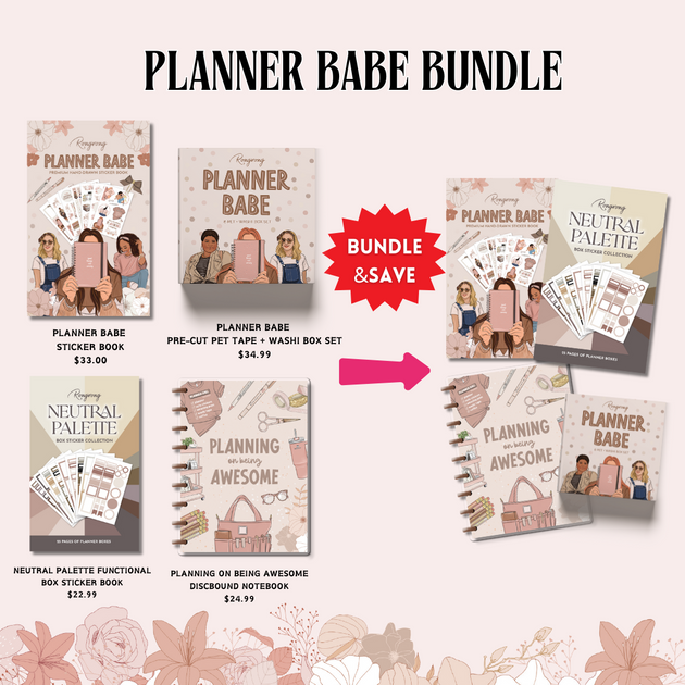 Planner Babe Bundle | Planner Babe Collection | Shop Rongrong