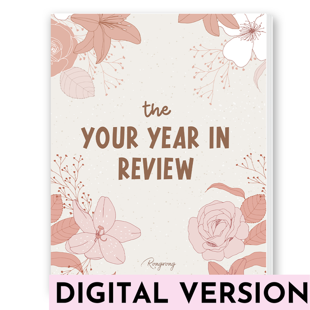 Year In View Planner | Digital DOWNLOAD | Shop Rongrong