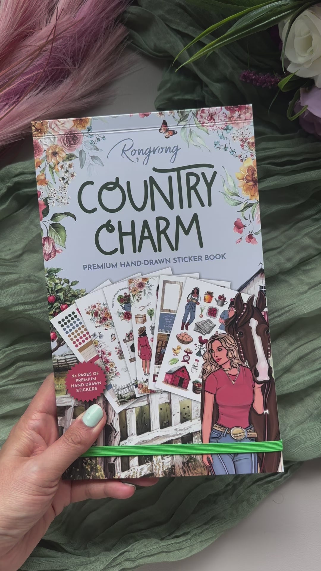 Country Charm Sticker Book – Rustic Country Life Stickers for Planners ...