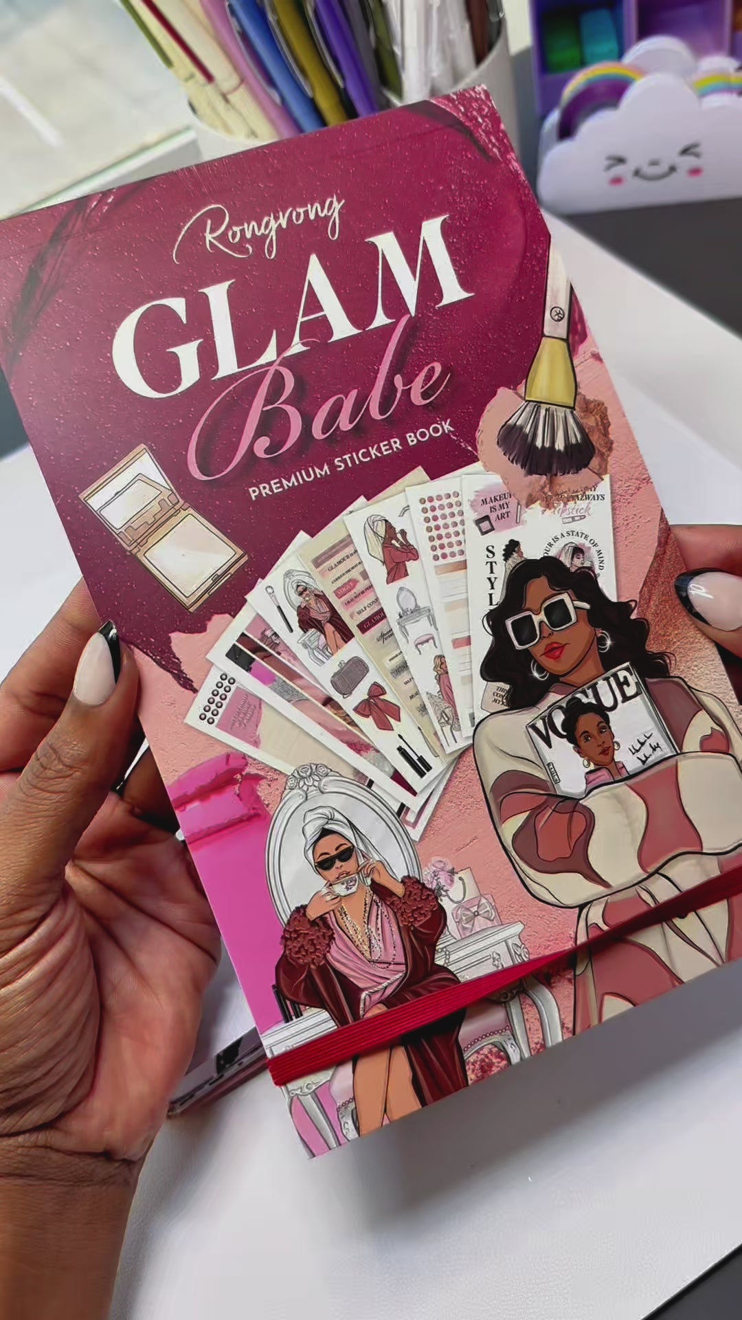 Glam Babe Sticker Book | Adult Stickers | Planner Stickers
