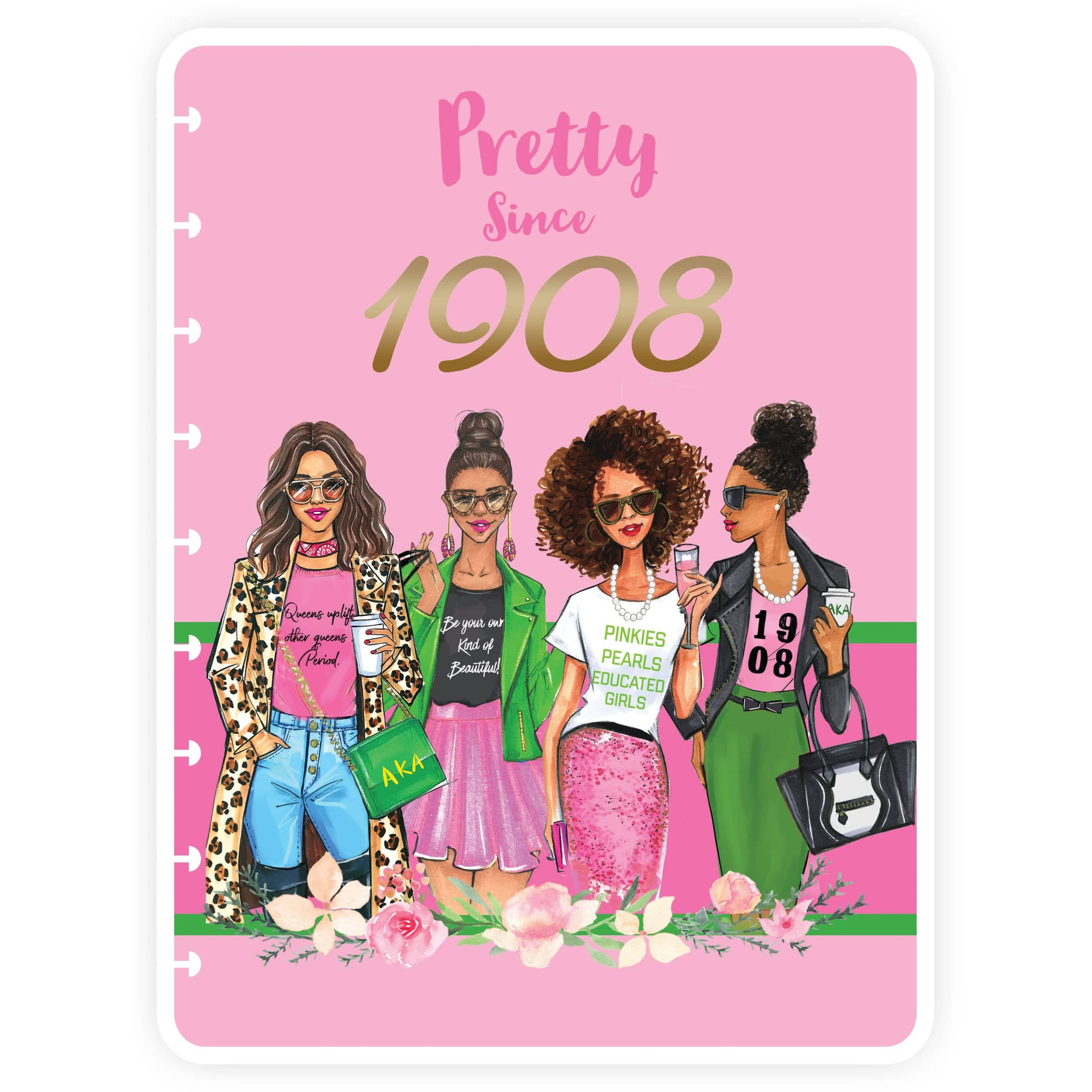 AKA Planner Cover | Alpha Kappa Alpha Sorority Planner | Shop Rongrong