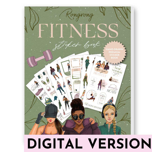 Fitness Digital Planner Stickers [DOWNLOAD] | Shop Rongrong